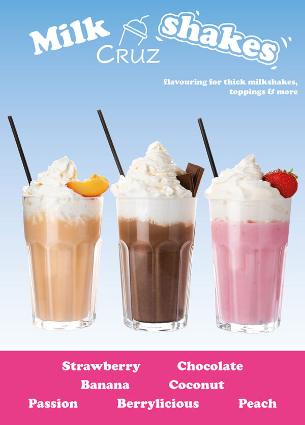 Commercial Milkshake Supplies - Milkshake Flavours - Pick Your Own